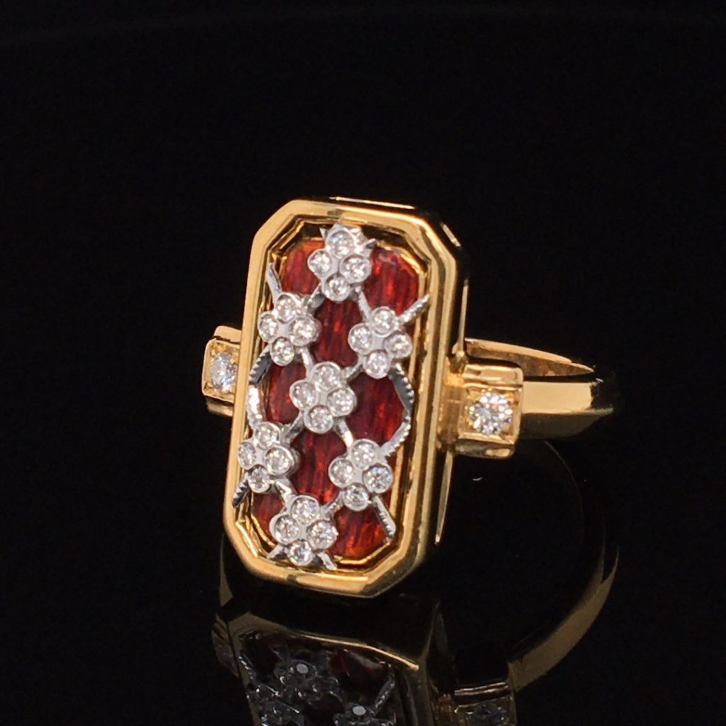 Watches and Jewelry of Valenza | TInelli & C | Ring in white gold and ...